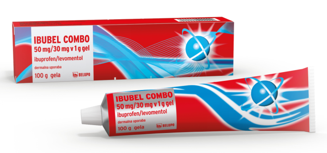 Ibubel Combo 50 mg/30 mg v 1 g gel, 100 g - Zdravila brez recepta