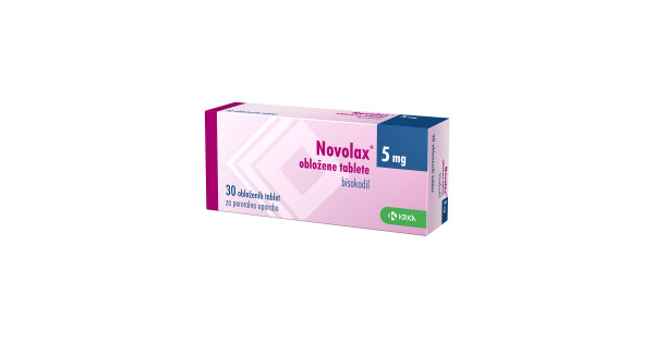 Novolax 5 mg, 30 obloženih tablet - Lekarna Ljubljana