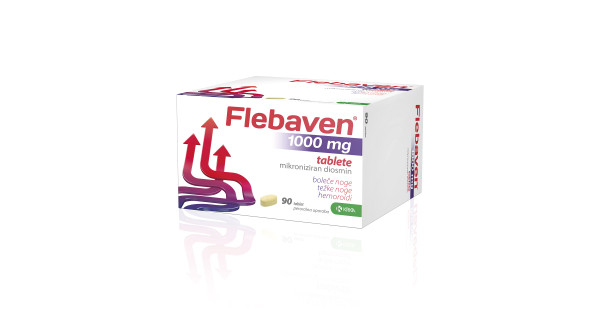 Flebaven 1000 mg, 90 filmsko obloženih tablet - Lekarna Ljubljana