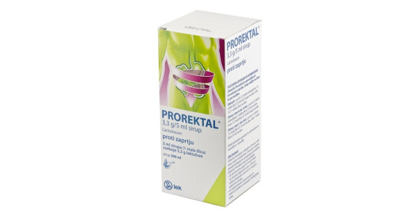 Prorektal 3,3 g/5 ml, peroralna raztopina, 500 ml - Lekarna Ljubljana