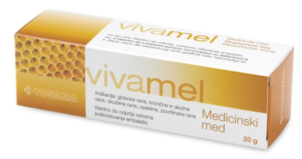 Vivamel sterilen medicinski med, 20 g - Spletna Lekarna Ljubljana