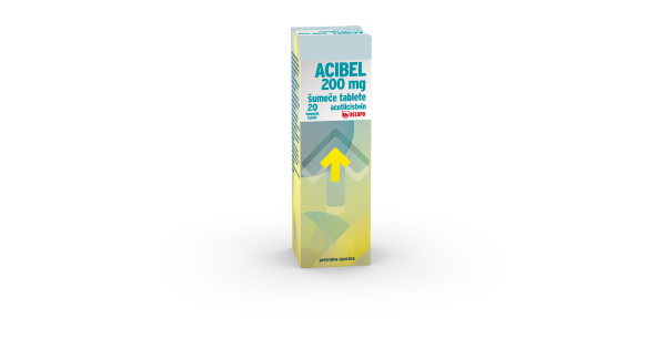 Acibel 200 mg, 20 šumečih tablet - Lekarna Ljubljana