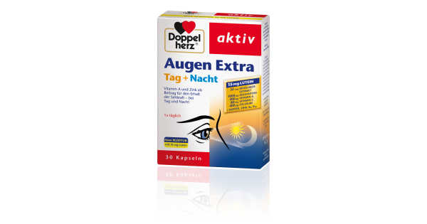 Doppelherz Aktiv Augen Extra dan + noč, 30 kapsul - Lekarna Ljubljana