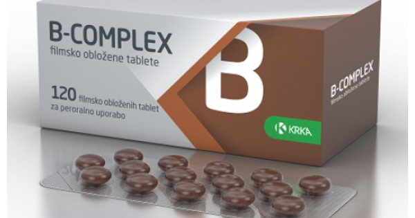 B-complex, 120 obloženih tablet - Lekarna Ljubljana
