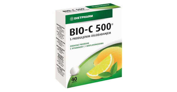 DietPharm Bio-C 500, 40 tablet - Spletna Lekarna Ljubljana