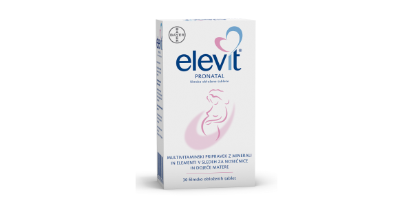 Elevit Pronatal, 30 filmsko obloženih tablet - Lekarna Ljubljana