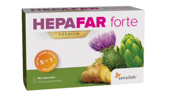 Sensilab Hepafar Forte Premium, 30 kapsul - Spletna Lekarna Ljubljana