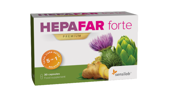 Sensilab Hepafar Forte Premium, 30 kapsul - Lekarna Ljubljana
