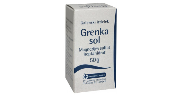 Grenka sol, 50 g - Lekarna Ljubljana