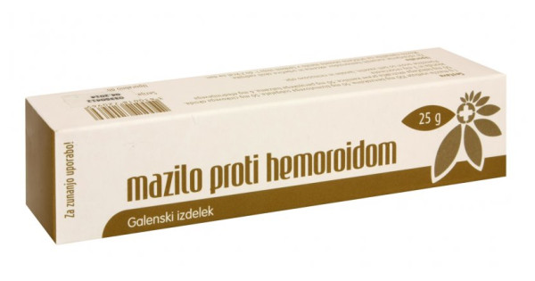 Mazilo proti hemoroidom, 25 g - Lekarna Ljubljana