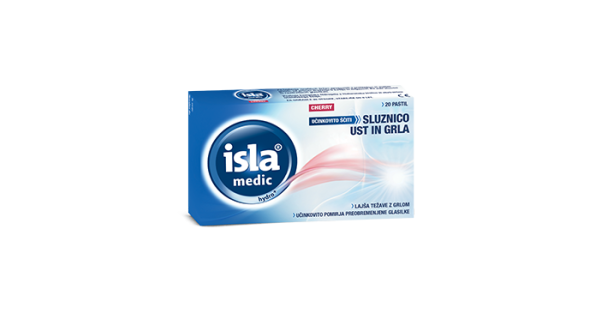 Isla Medic hydro+, 20 pastil - Spletna Lekarna Ljubljana