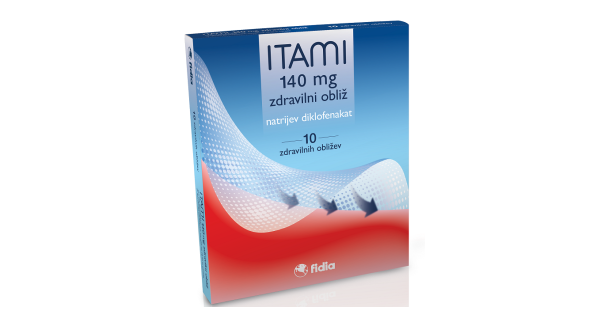 Itami 140 mg, 10 zdravilnih obližev - Lekarna Ljubljana