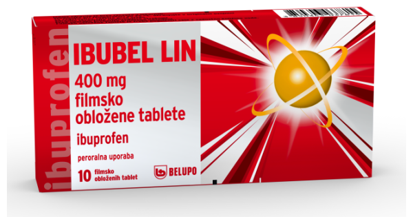 Ibubel Lin 400 mg,10 filmsko obloženih tablet - Spletna Lekarna Ljubljana