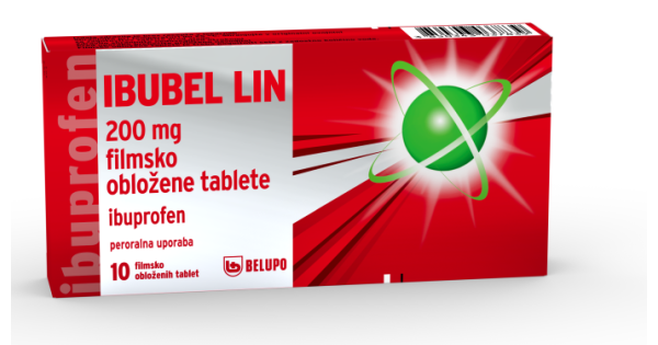 Ibubel Lin 200 mg,10 filmsko obloženih tablet - Spletna Lekarna Ljubljana