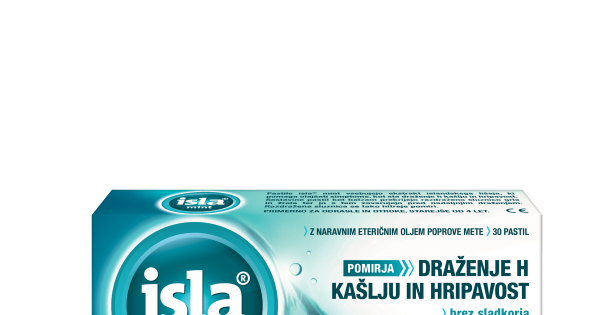 Isla Mint, 30 pastil - Lekarna Ljubljana
