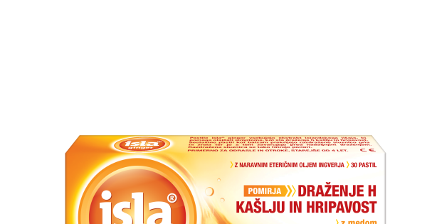 Isla Ginger, 30 pastil - Lekarna Ljubljana