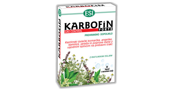 Esi Karbofin Forte, 30 kapsule - Lekarna Ljubljana