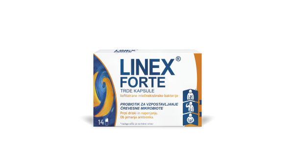 Linex Forte, 14 trdih kapsul - Lekarna Ljubljana