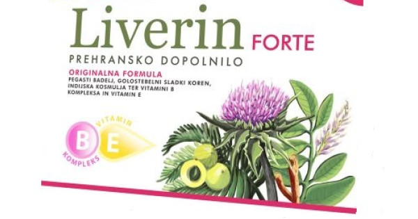 Liverin forte, 60 tablet - Lekarna Ljubljana