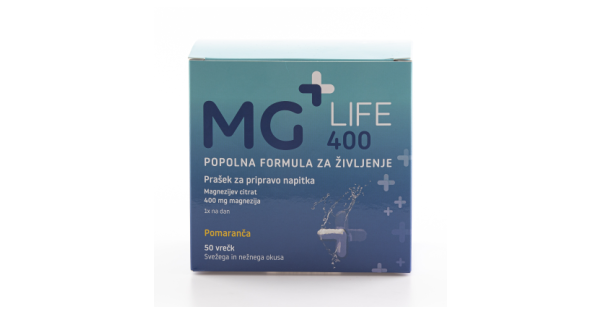 Mg Life 400, 50 vrečk - Lekarna Ljubljana