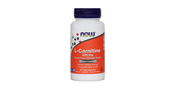 NOW L-Karnitin 500 mg, 60 kapsul - Spletna Lekarna Ljubljana