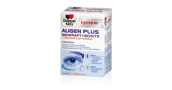 Doppelherz System Augen Plus, 60 kapsul - Lekarna Ljubljana