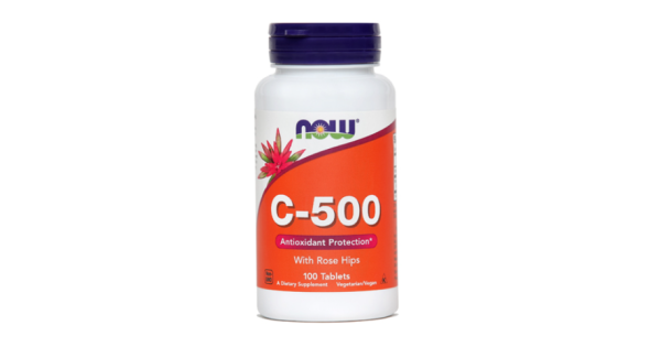 NOW Vitamin C 500 mg, 100 tablet - Lekarna Ljubljana