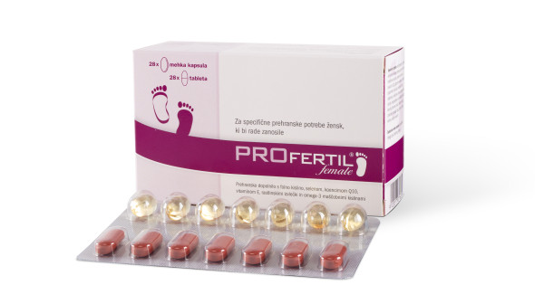 Profertil Female, 28 tablet + 28 mehkih kapsul - Spletna Lekarna Ljubljana