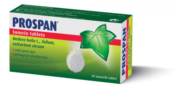 Prospan, 10 šumečih tablet - Lekarna Ljubljana