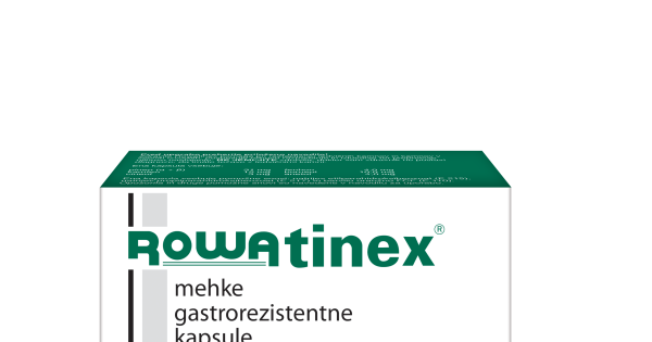 Rowatinex, 50 mehkih gastrorezistentnih kapsul - Lekarna Ljubljana