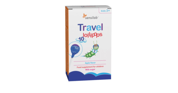 Sensilab Travel Lollipops lizika za potovanje, za otroke, 10 lizik ...