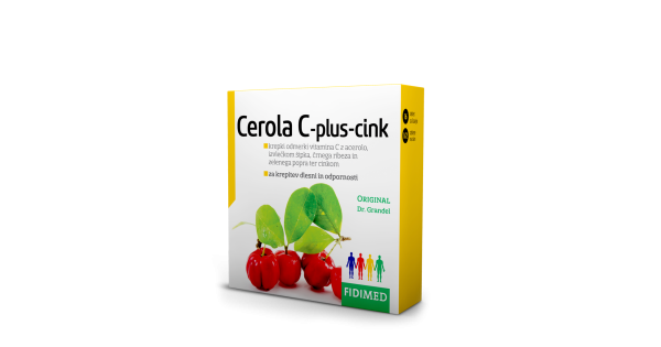 Cerola C plus cink, 16 tablet - Lekarna Ljubljana