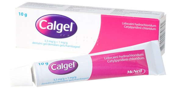 Calgel 3,3 mg/g + 1 mg/g, gel za dlesni, 10g - Spletna Lekarna Ljubljana