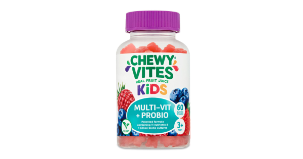 Chewy Vites Kids Multi-Vit + Bifido + Lakto, 60 gumijastih bonbonov ...