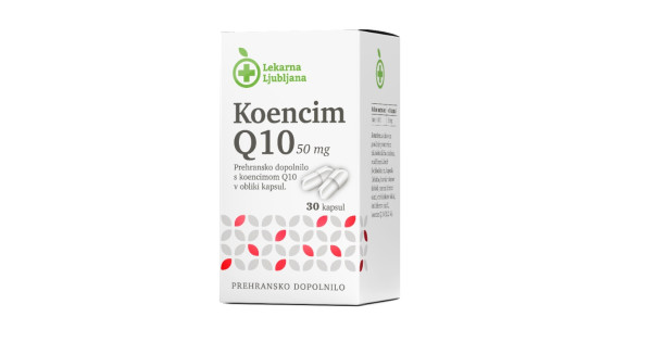 Koencim Q10 50 mg, 30 kapsul - Lekarna Ljubljana