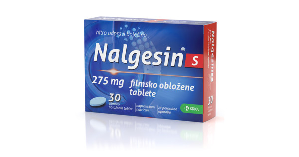 Nalgesin S 275 mg, 30 filmsko obloženih tablet - Lekarna Ljubljana