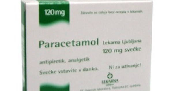 Paracetamol Lekarna Ljubljana 120 mg, svečke za otroke, 10 svečk ...