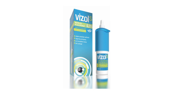 Vizol S 0,21 %, kapljice za oči, 10 ml - Spletna Lekarna Ljubljana